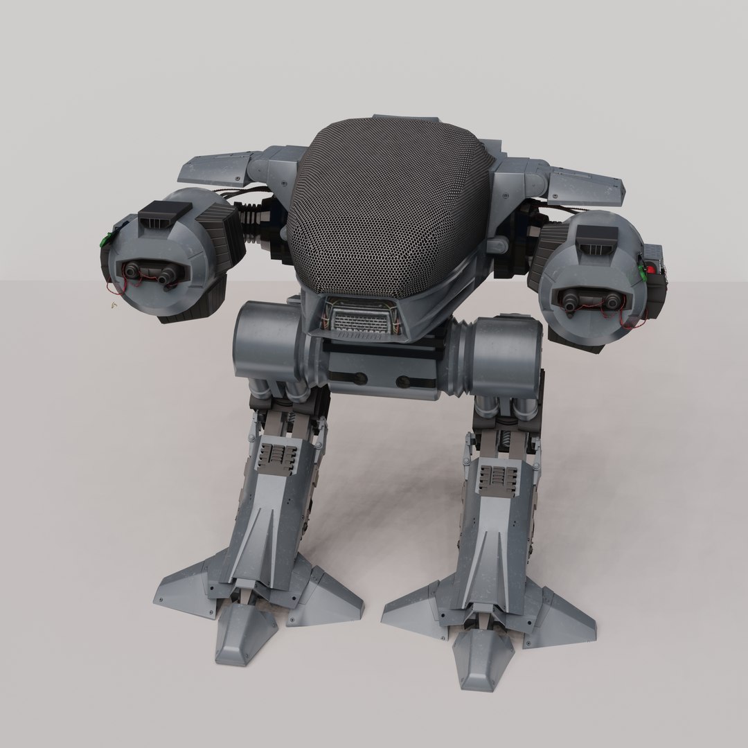 Ed-209 robocop 3D - TurboSquid 1549536
