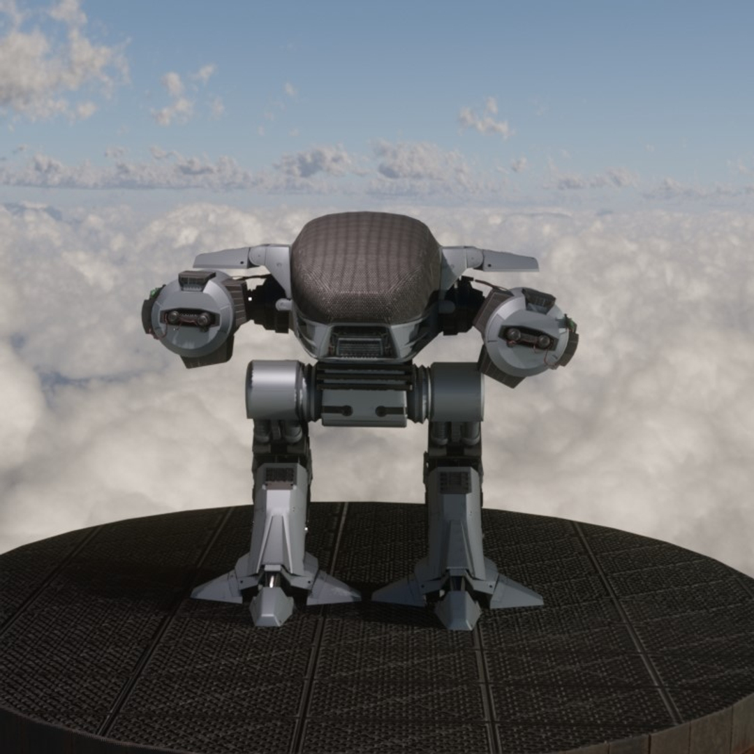 Ed-209 Robocop 3D - TurboSquid 1549536