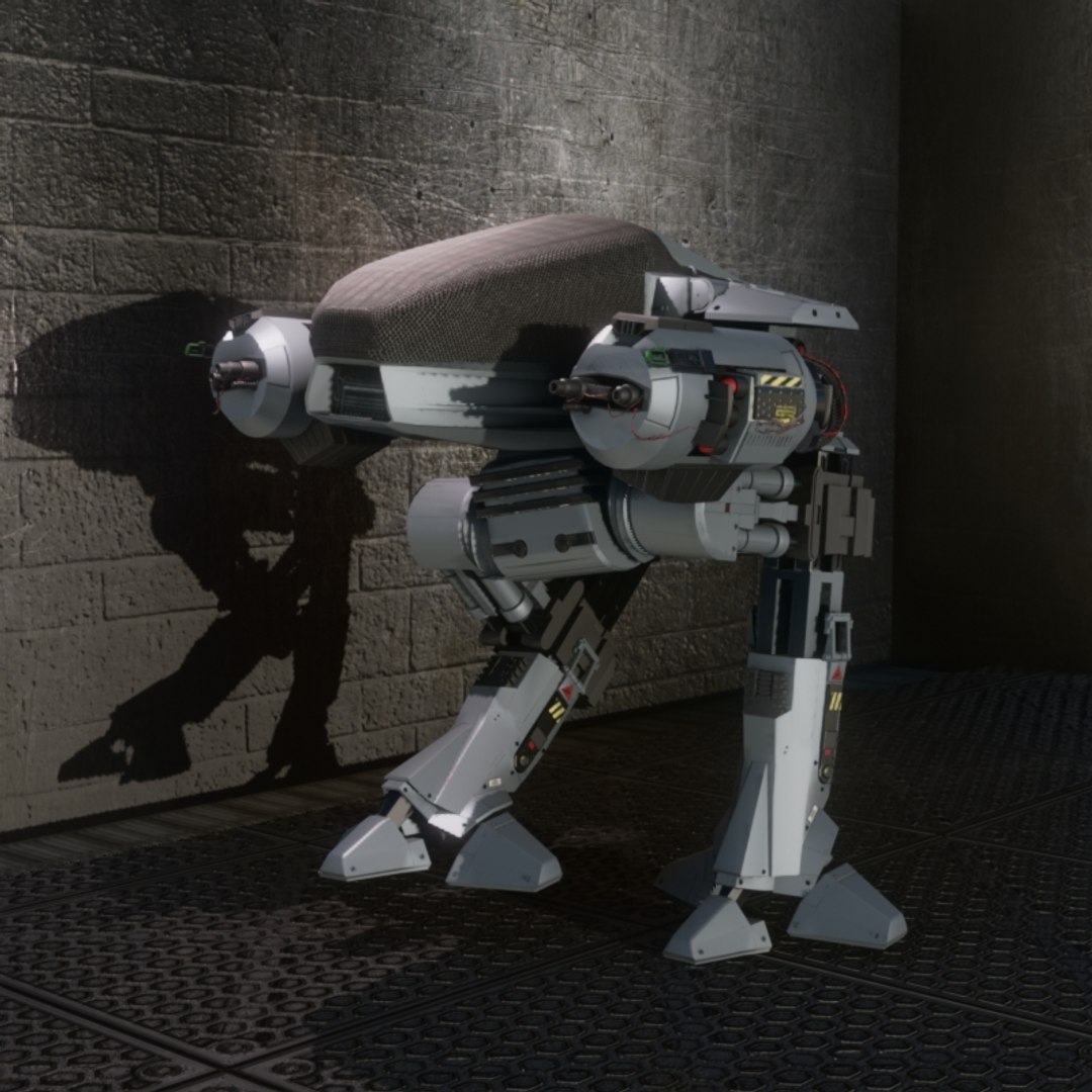 Ed-209 Robocop 3D - TurboSquid 1549536