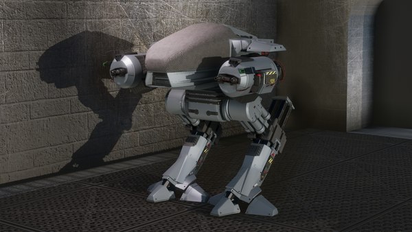 Ed-209 robocop 3D - TurboSquid 1549536