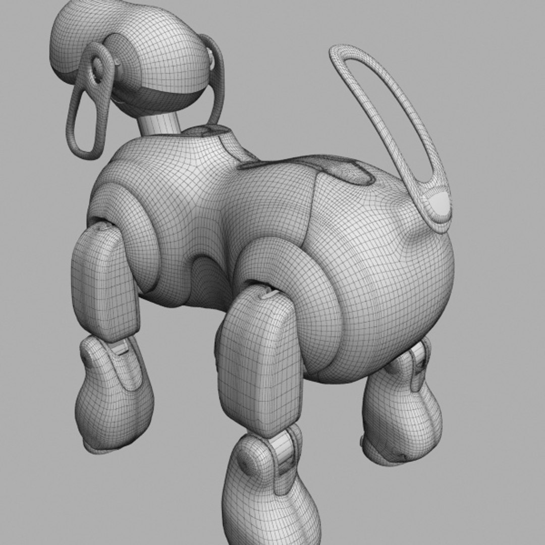 Sony Aibo Robot Obj
