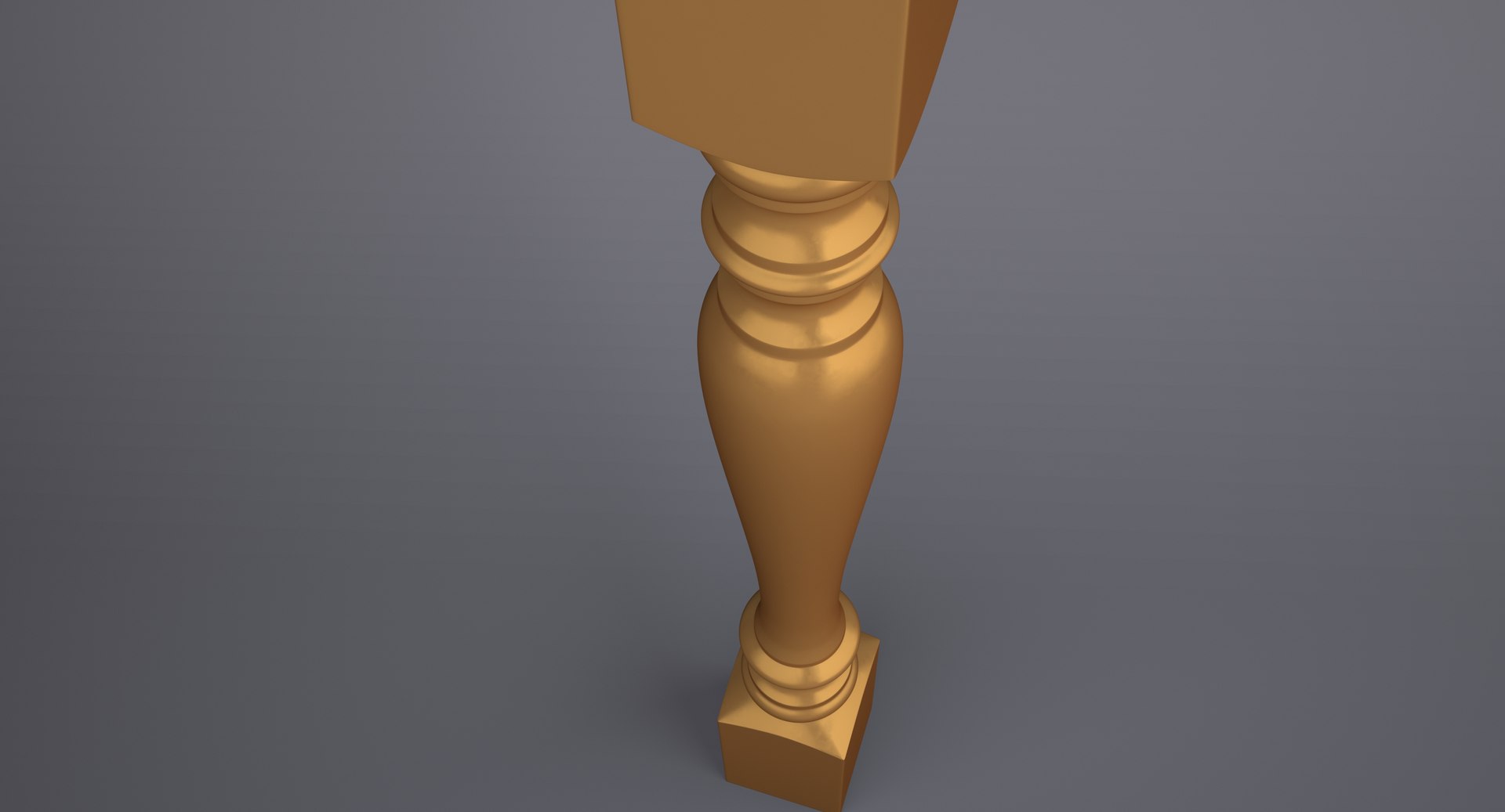 3d Model Traditional Kitchen Island Leg