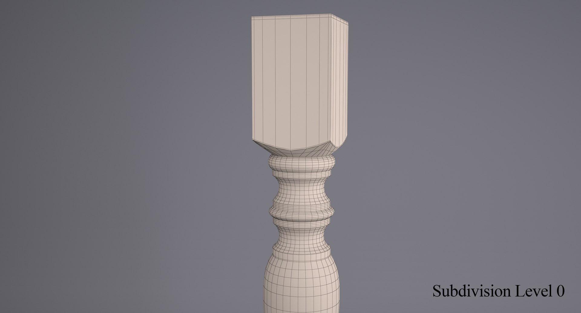 3d Model Traditional Kitchen Island Leg