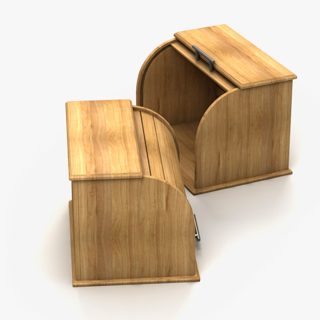 Wooden Bread Box 3d Max