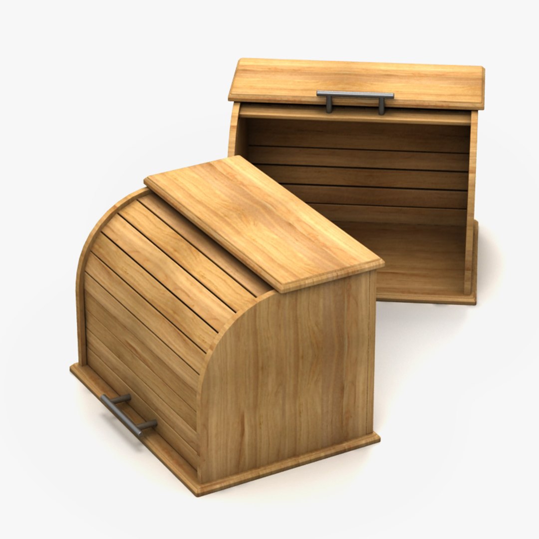 Wooden Bread Box 3d Max