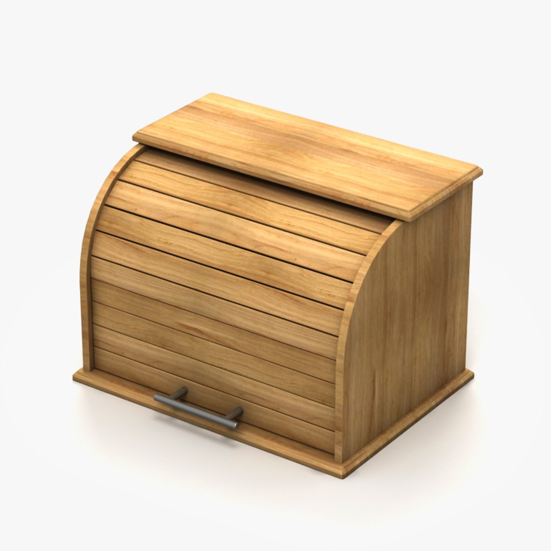 Wooden Bread Box 3d Max