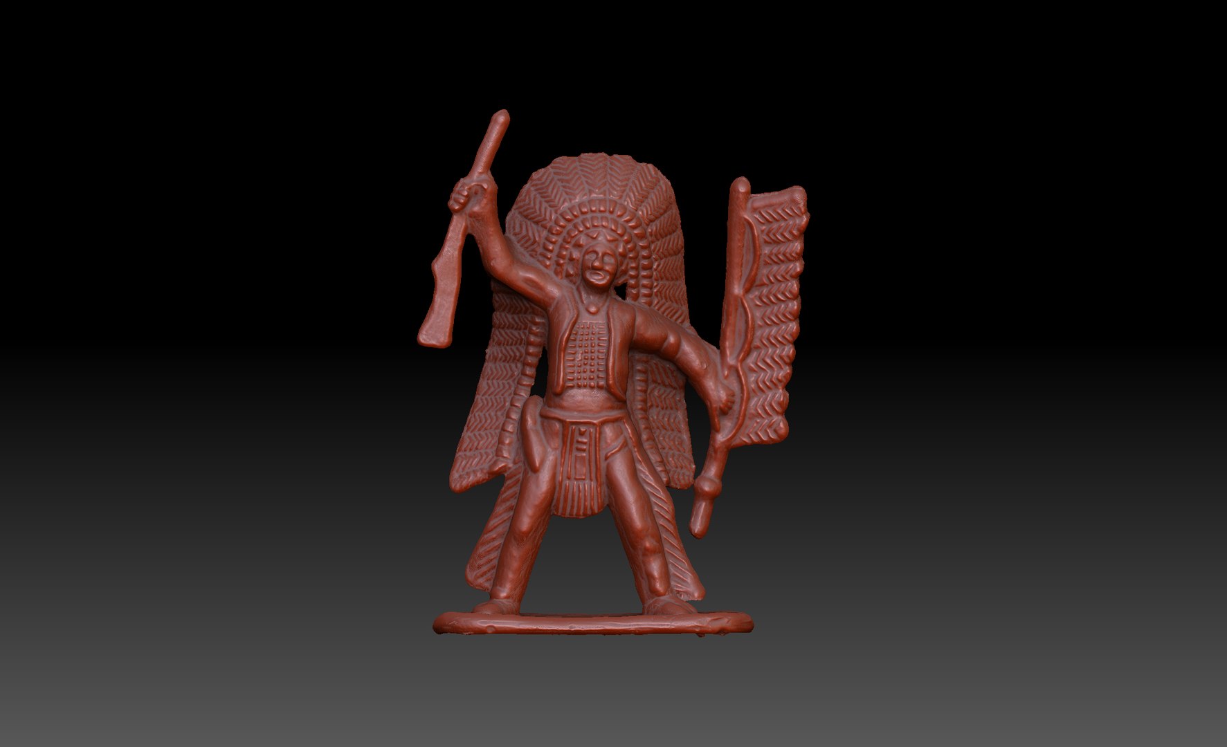 3D Native American Miniature - TurboSquid 1236876