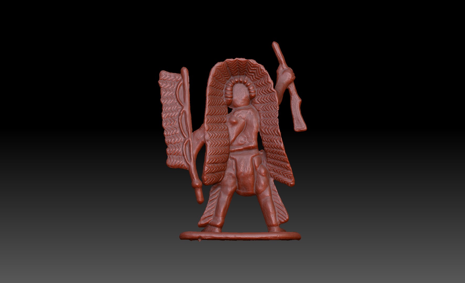 3D Native American Miniature - TurboSquid 1236876