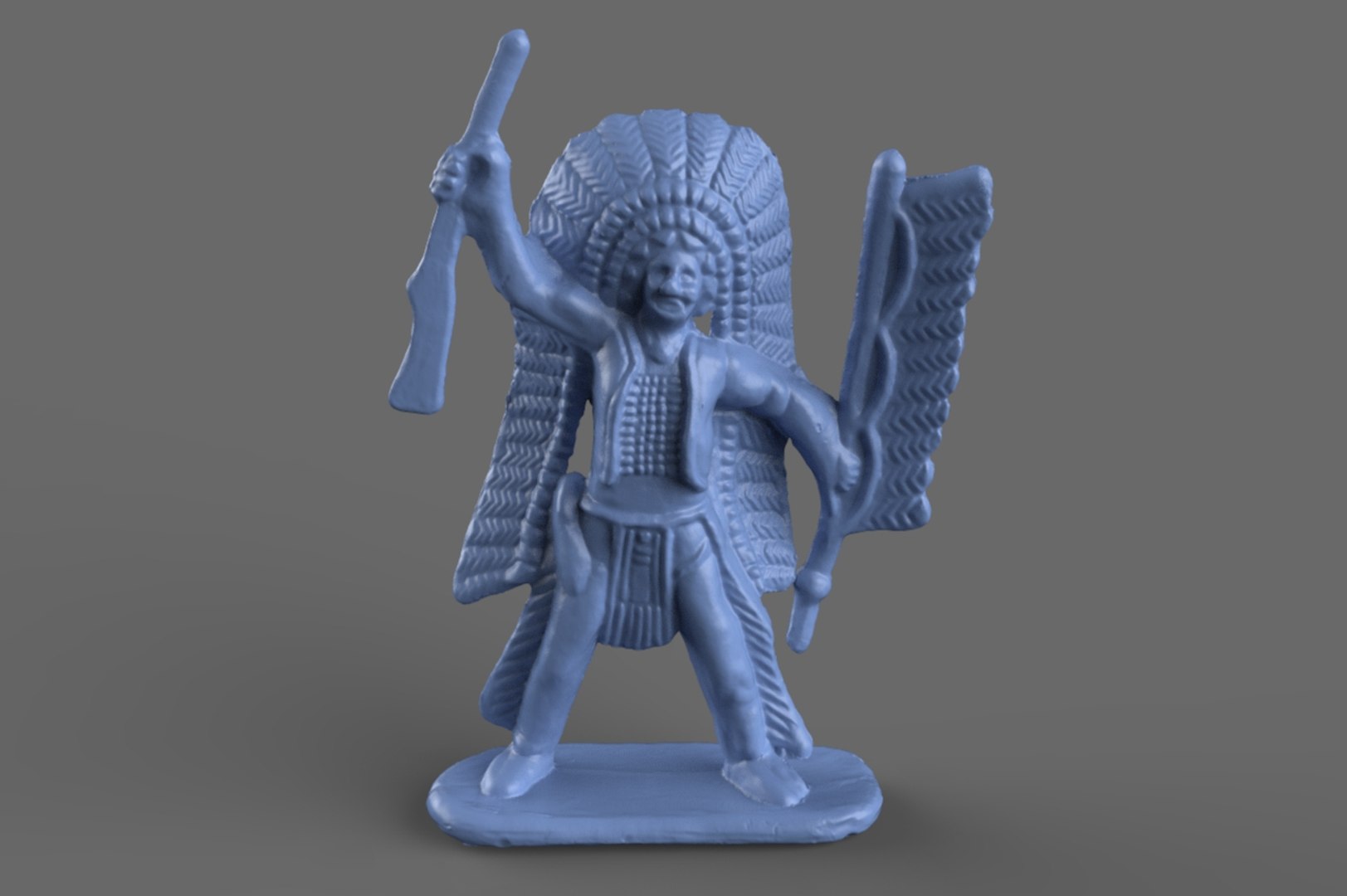 3D Native American Miniature - TurboSquid 1236876