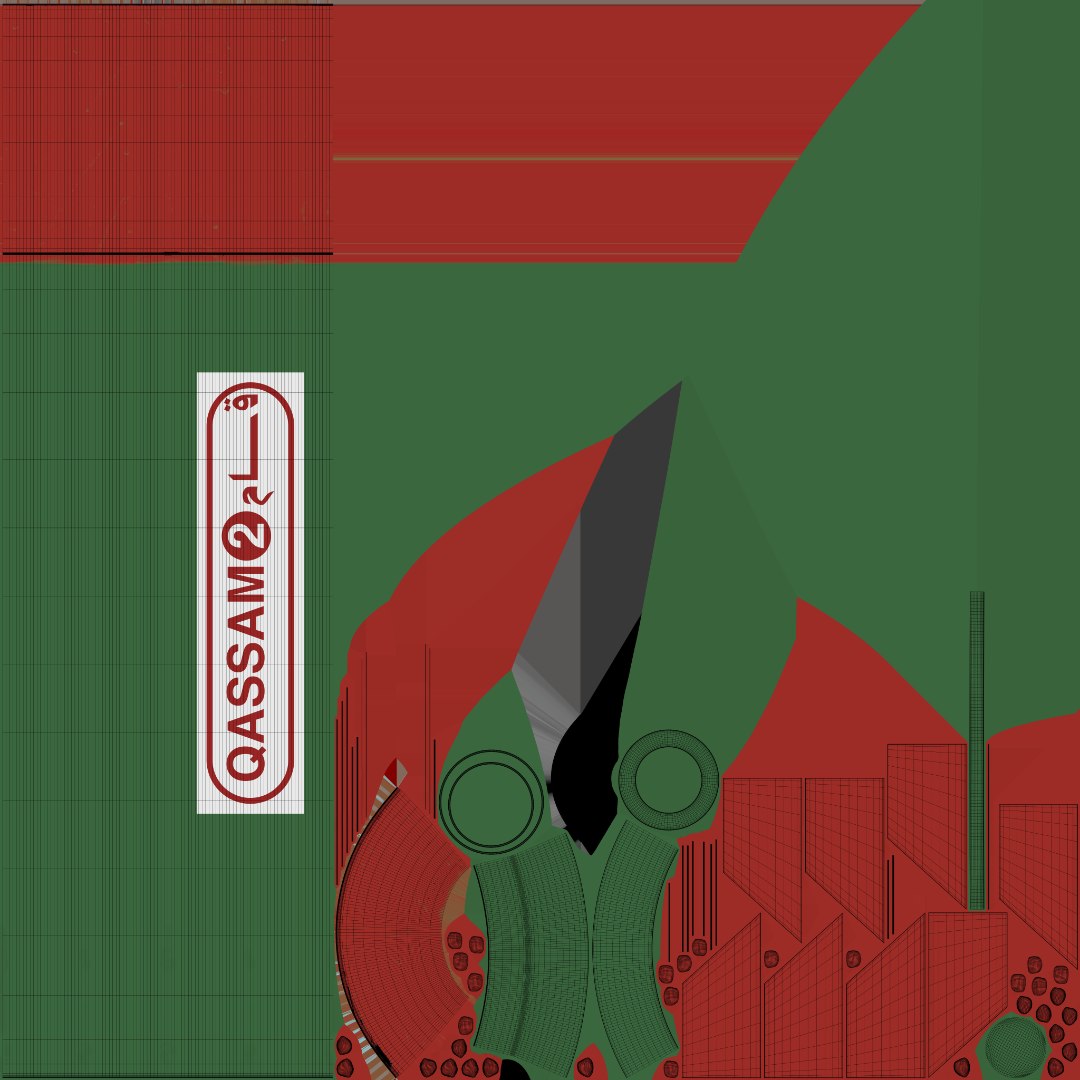 3D Qassam 1 Rocket model - TurboSquid 2145524