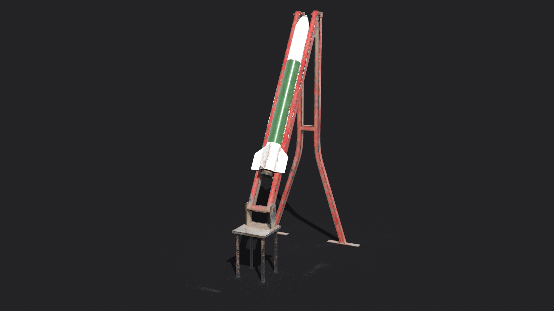 3D Qassam 1 Rocket Model - TurboSquid 2145524