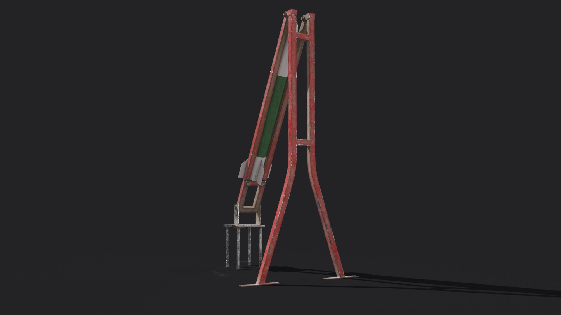 3D Qassam 1 Rocket Model - TurboSquid 2145524