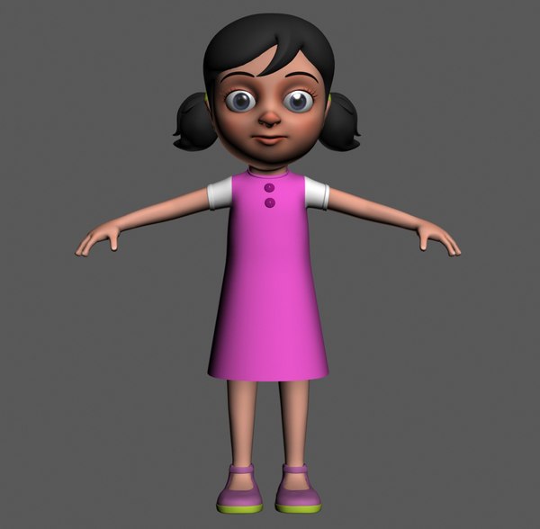 cartoony kids characters boys max