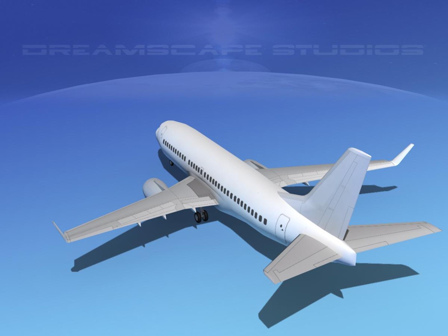Boeing 737-300 3d Model