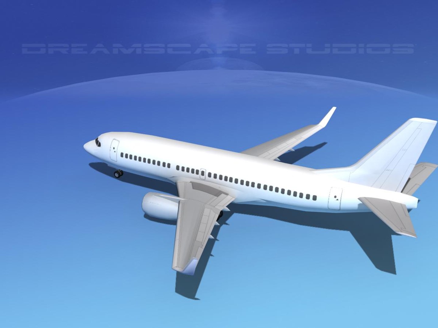 Boeing 737-300 3d Model