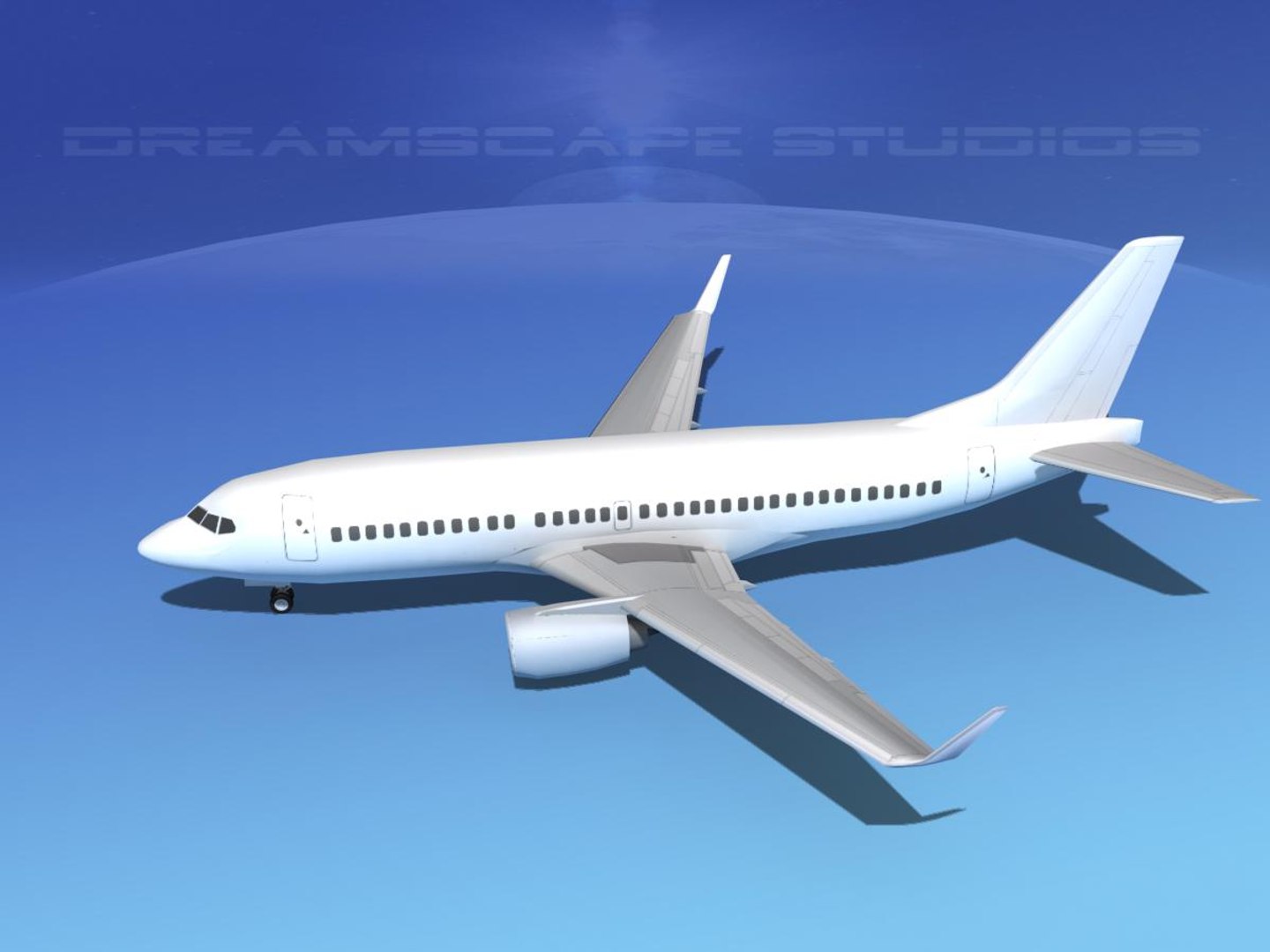 Boeing 737-300 3d Model