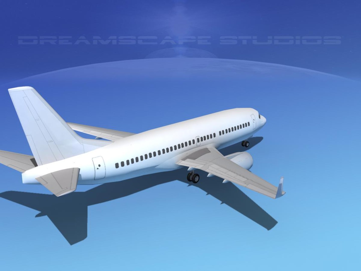 Boeing 737-300 3d Model