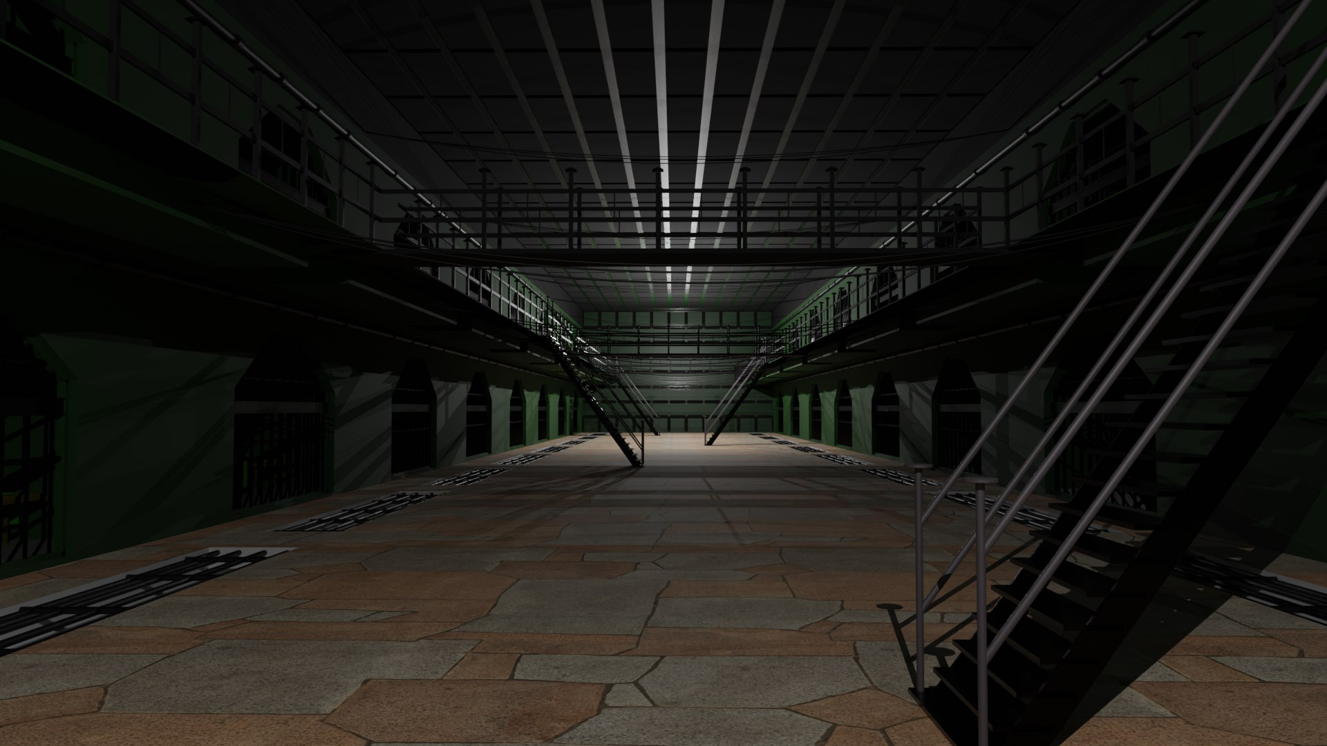 Prison Interior 3D model - TurboSquid 2157312