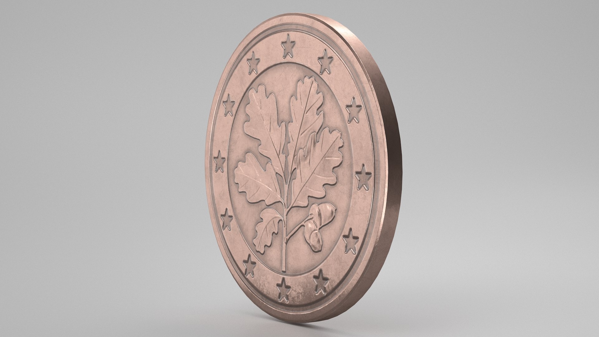 3D Euro Cent Pbr Model - TurboSquid 1700132