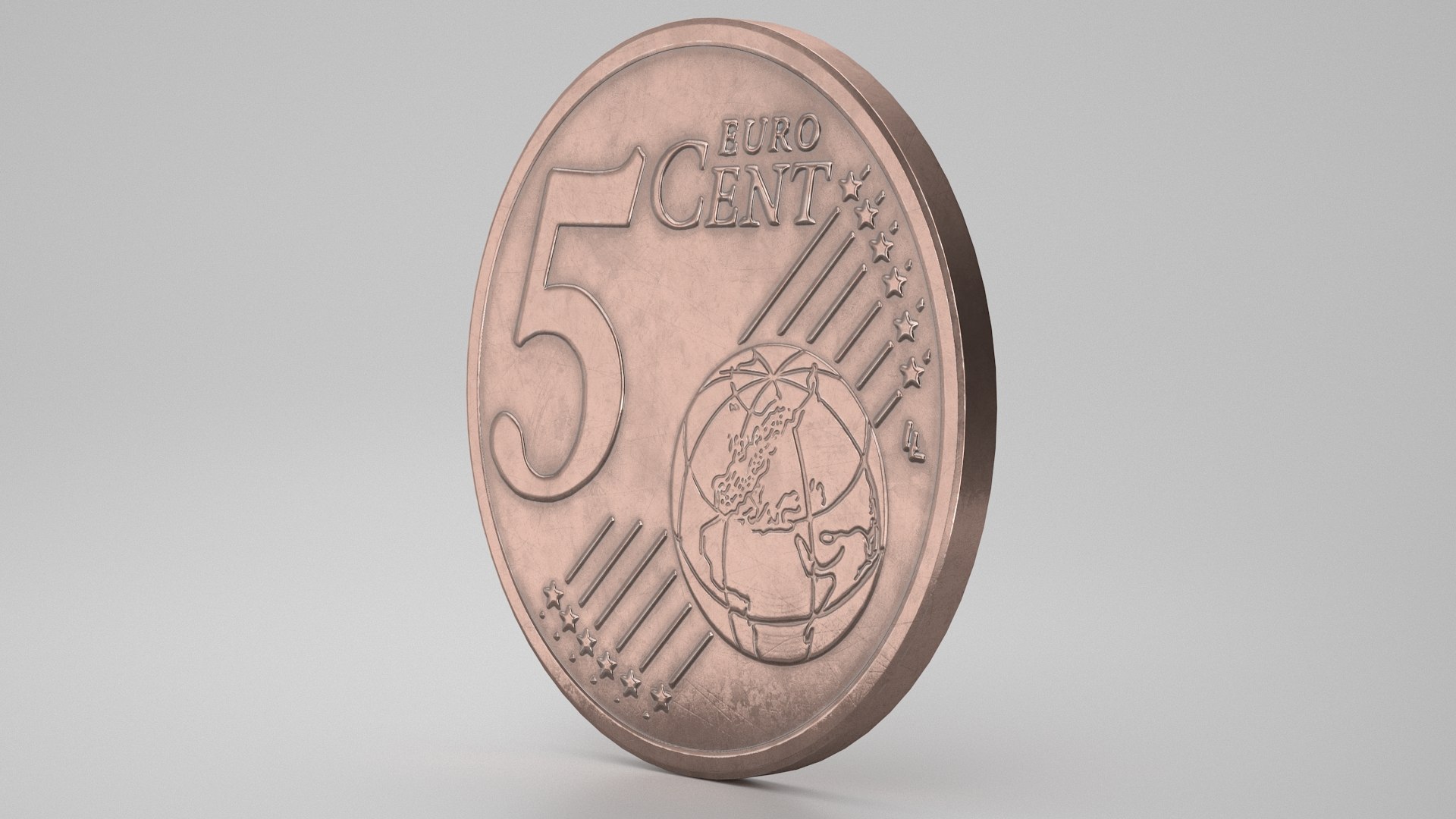 3D Euro Cent Pbr Model - TurboSquid 1700132