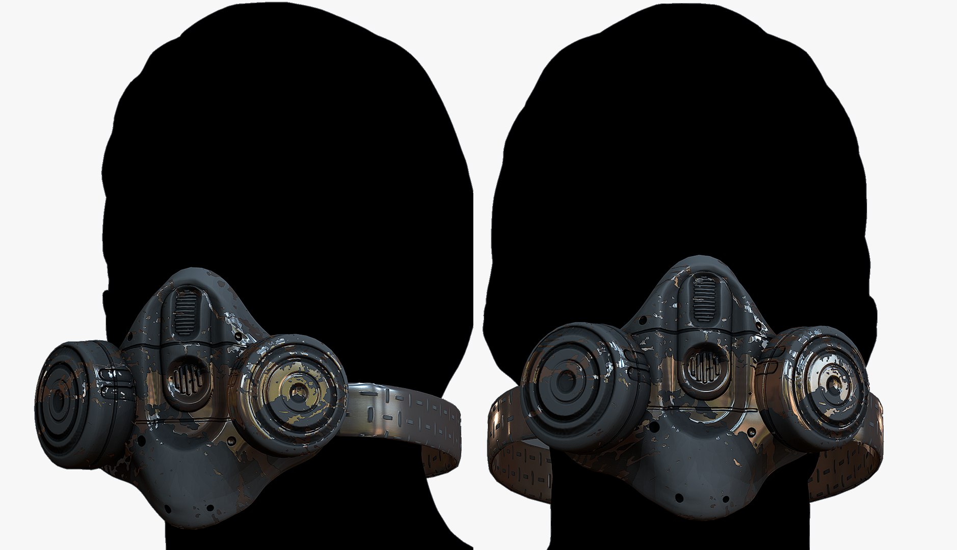 Gas mask 3D - TurboSquid 1709676