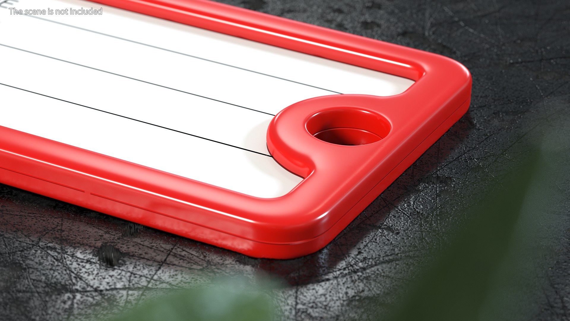 3D Plastic Key Tags With Label Window Model - TurboSquid 1781189