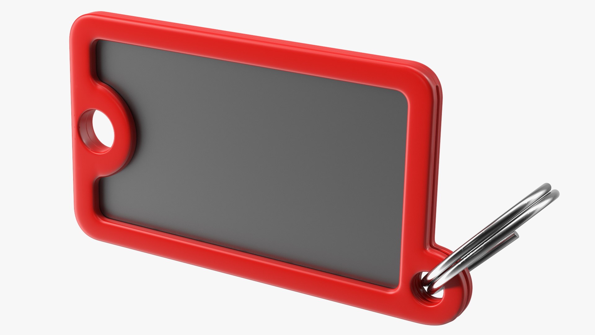 3D Plastic Key Tags With Label Window Model - TurboSquid 1781189