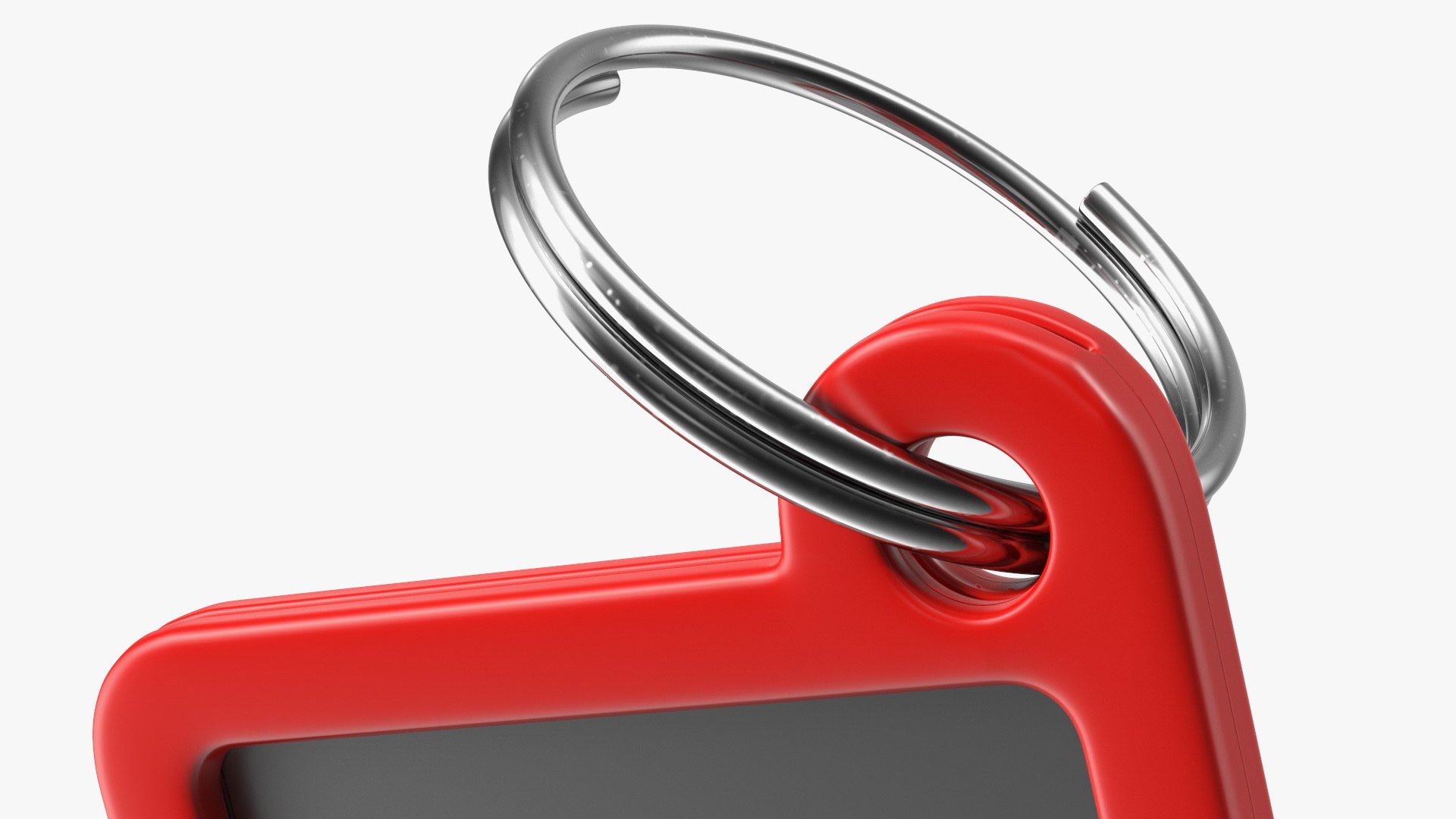 3D Plastic Key Tags With Label Window Model - TurboSquid 1781189