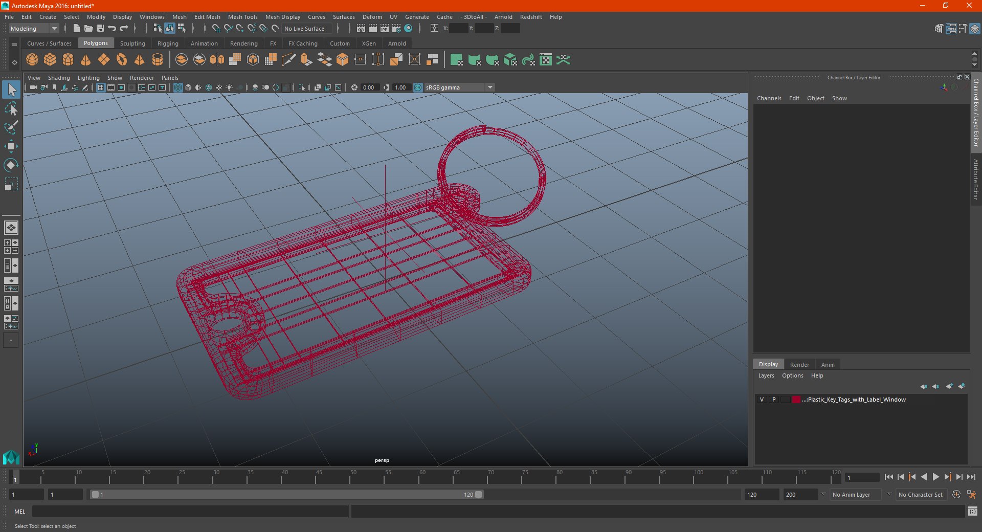 3D Plastic Key Tags with Label Window model - TurboSquid 1781189