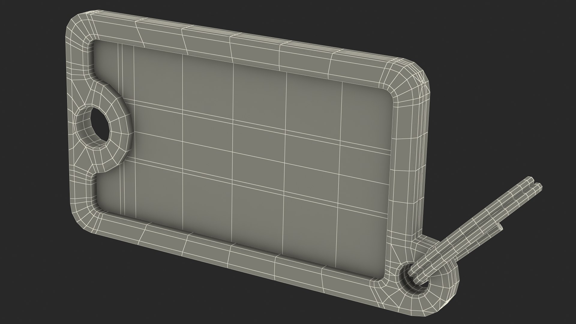 3D Plastic Key Tags with Label Window model - TurboSquid 1781189