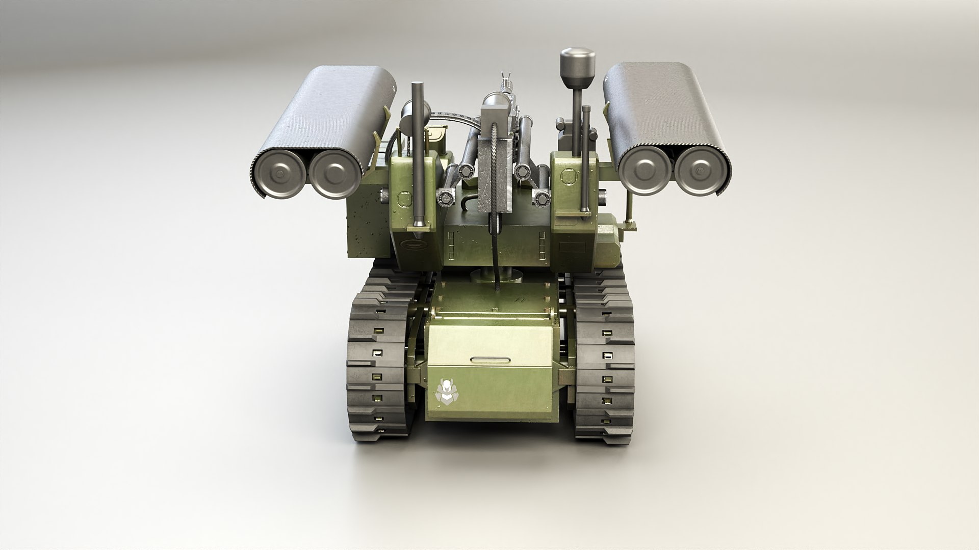 Military Tracked Robot V2 Military Green 3D Model - TurboSquid 2348033