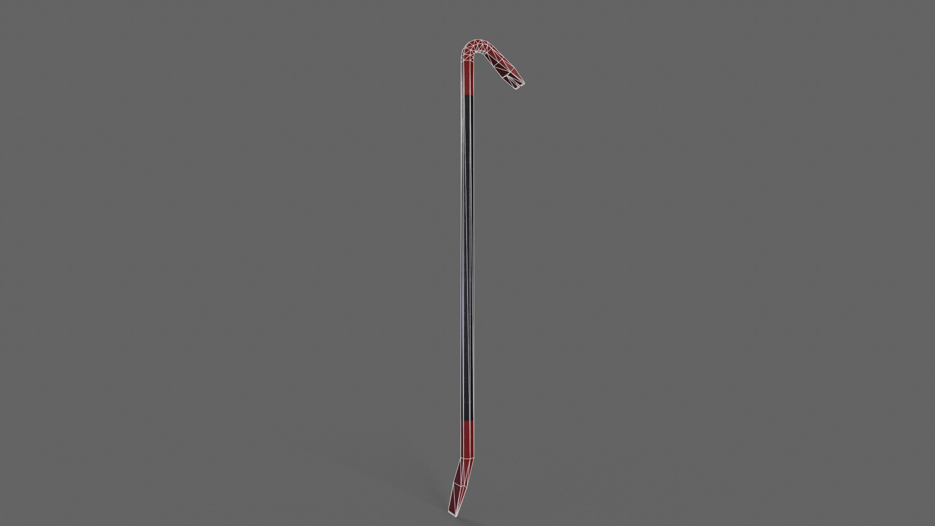 3D PBR Crowbar V3BlackRed Model - TurboSquid 2040225