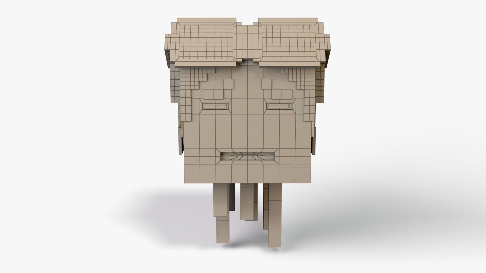 Minecraft Friendly Ghast 3D Model - TurboSquid 2413986