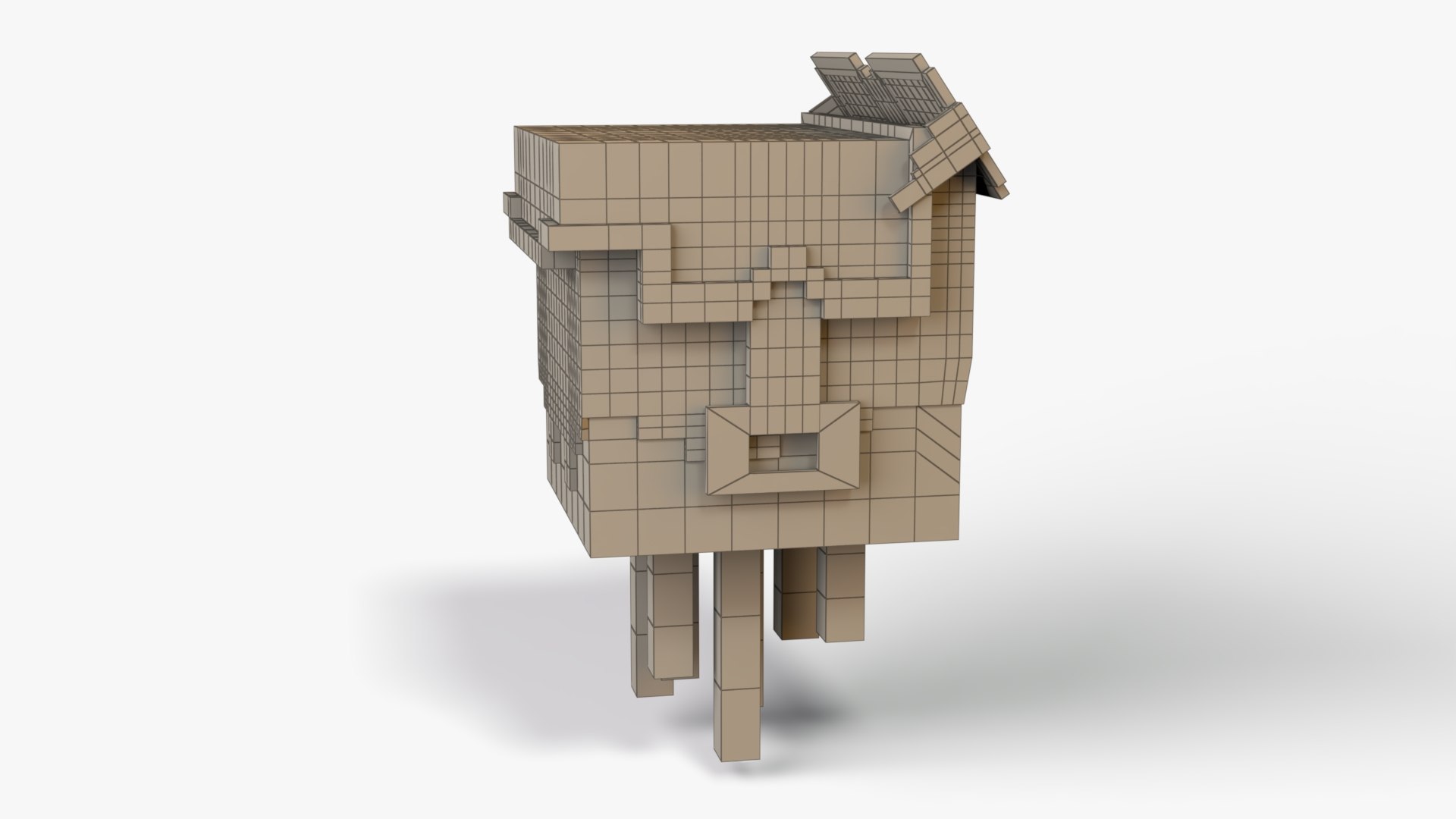 Minecraft Friendly Ghast 3D Model - TurboSquid 2413986
