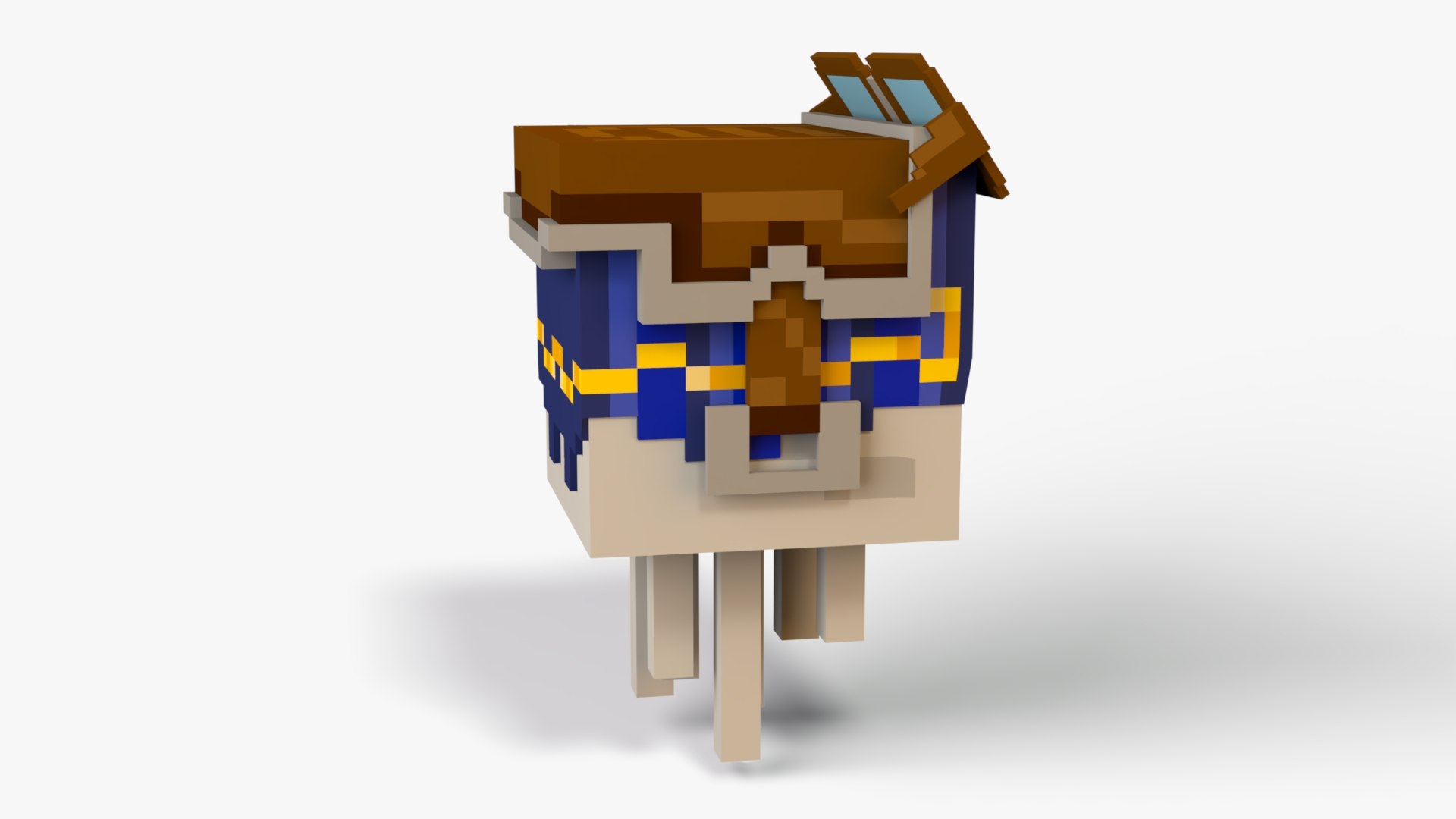 Minecraft Friendly Ghast 3D Model - TurboSquid 2413986