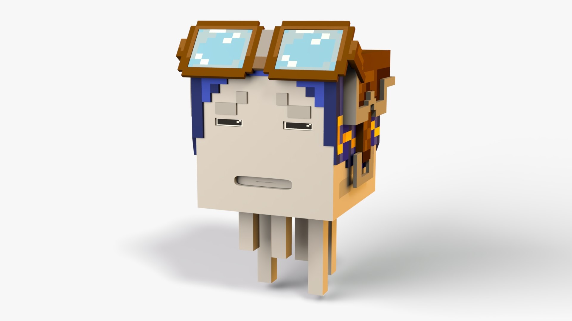 Minecraft Friendly Ghast 3D Model - TurboSquid 2413986