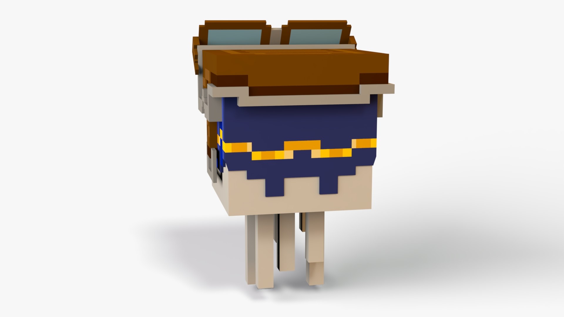 Minecraft Friendly Ghast 3D Model - TurboSquid 2413986