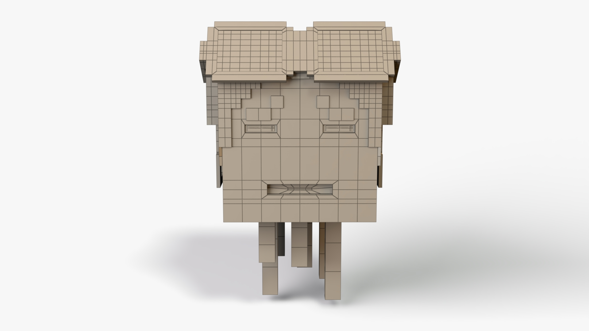 Minecraft Friendly Ghast 3D Model - TurboSquid 2413986