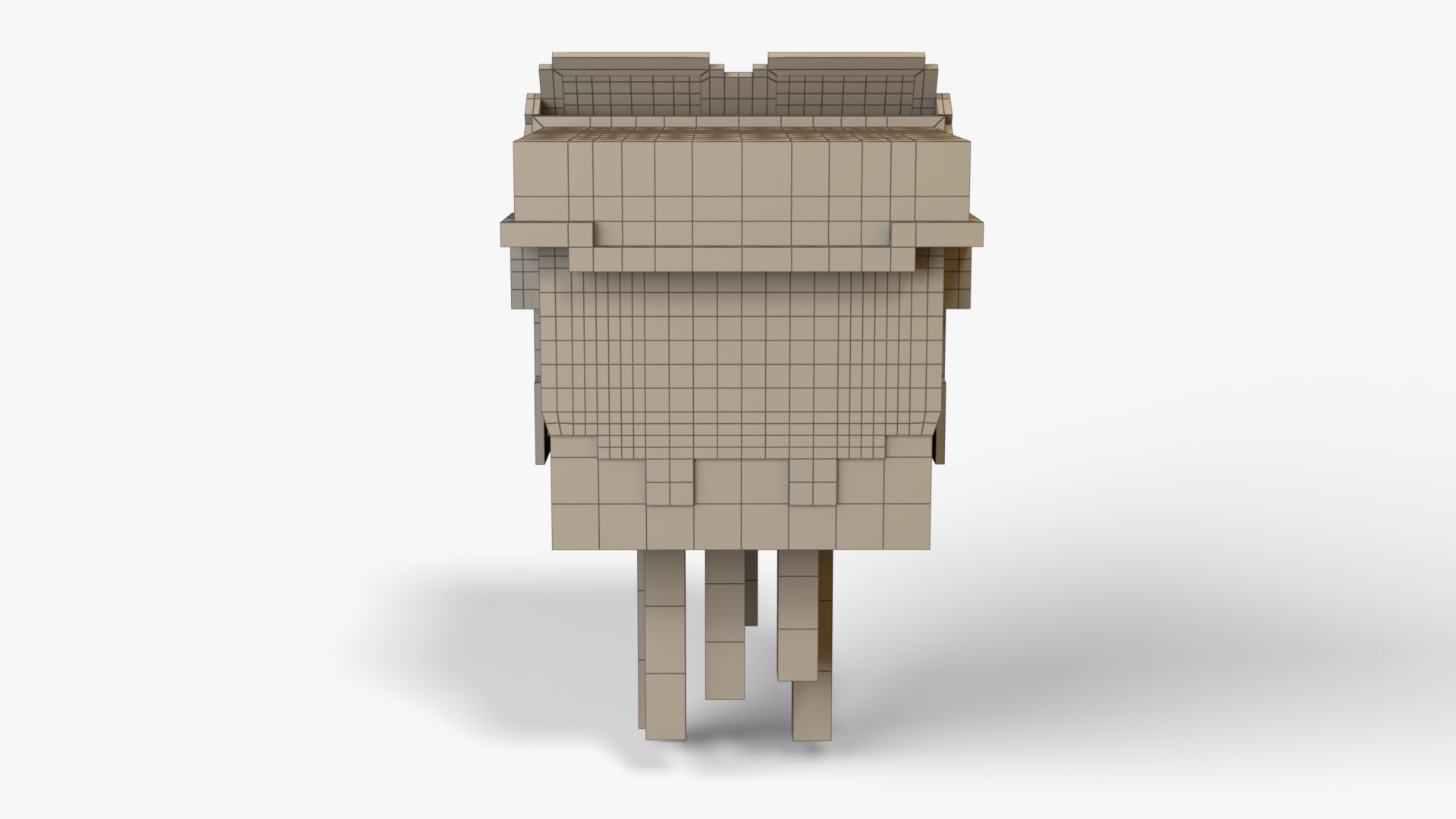 Minecraft Friendly Ghast 3D Model - TurboSquid 2413986