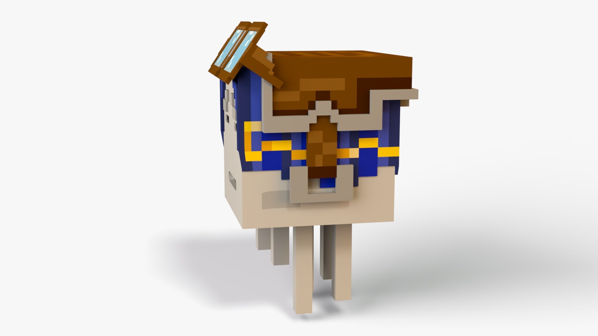 Minecraft Friendly Ghast 3D Model - TurboSquid 2413986