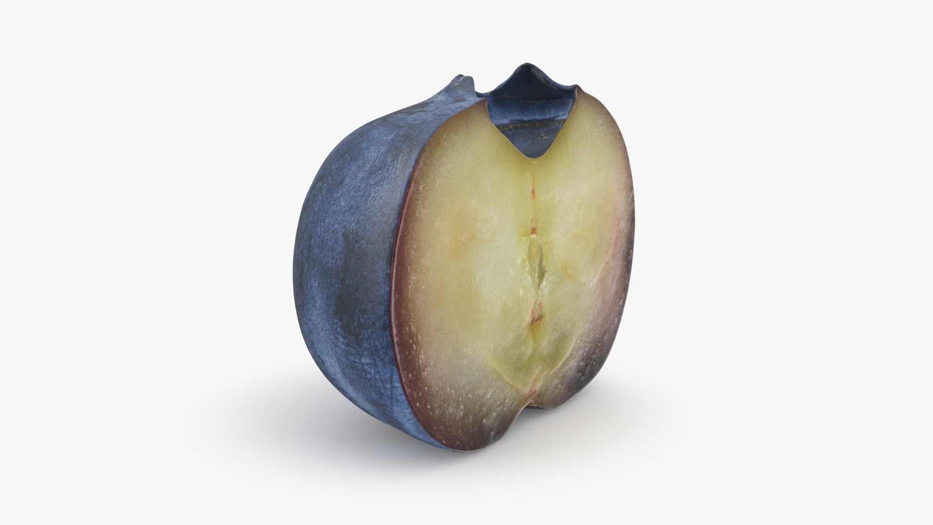 3D Half Blueberry - TurboSquid 2198995
