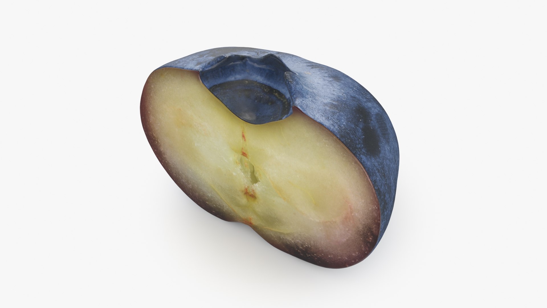 3D Half Blueberry - TurboSquid 2198995