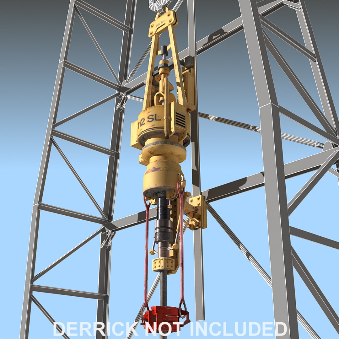 Derrick Component Drive Drilling 3d Model