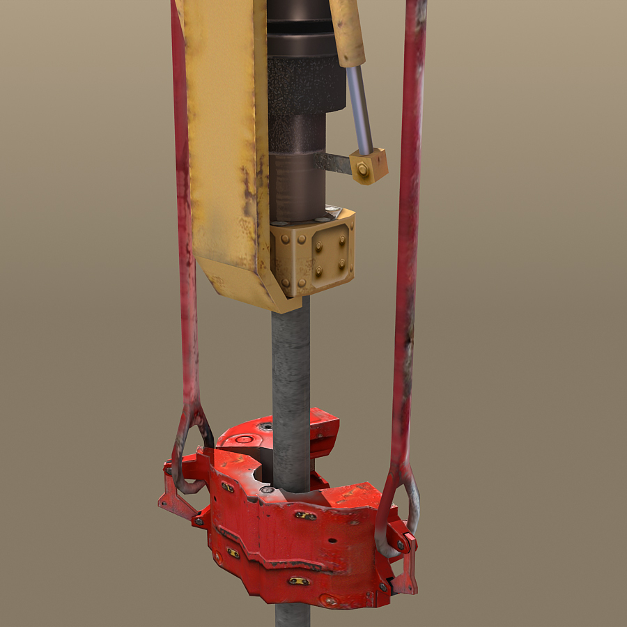 modelo 3d Componente de perforación TOP DRIVE - TurboSquid 623930