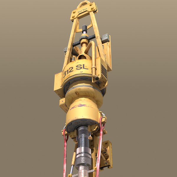 derrick component drive drilling 3d model