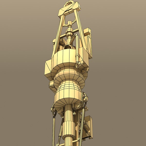 derrick component drive drilling 3d model