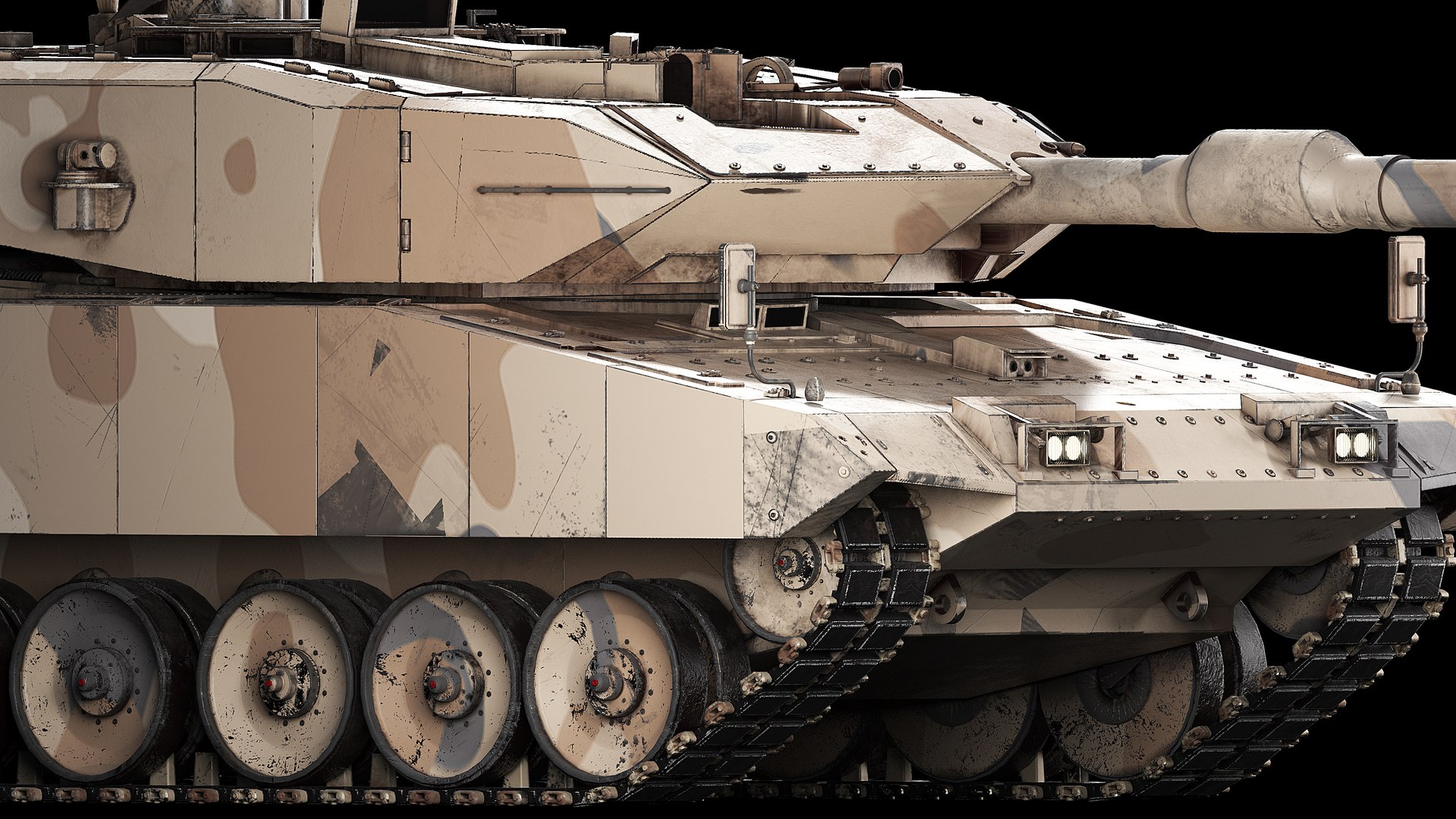 Leopard 2A7 3D model - TurboSquid 1930273
