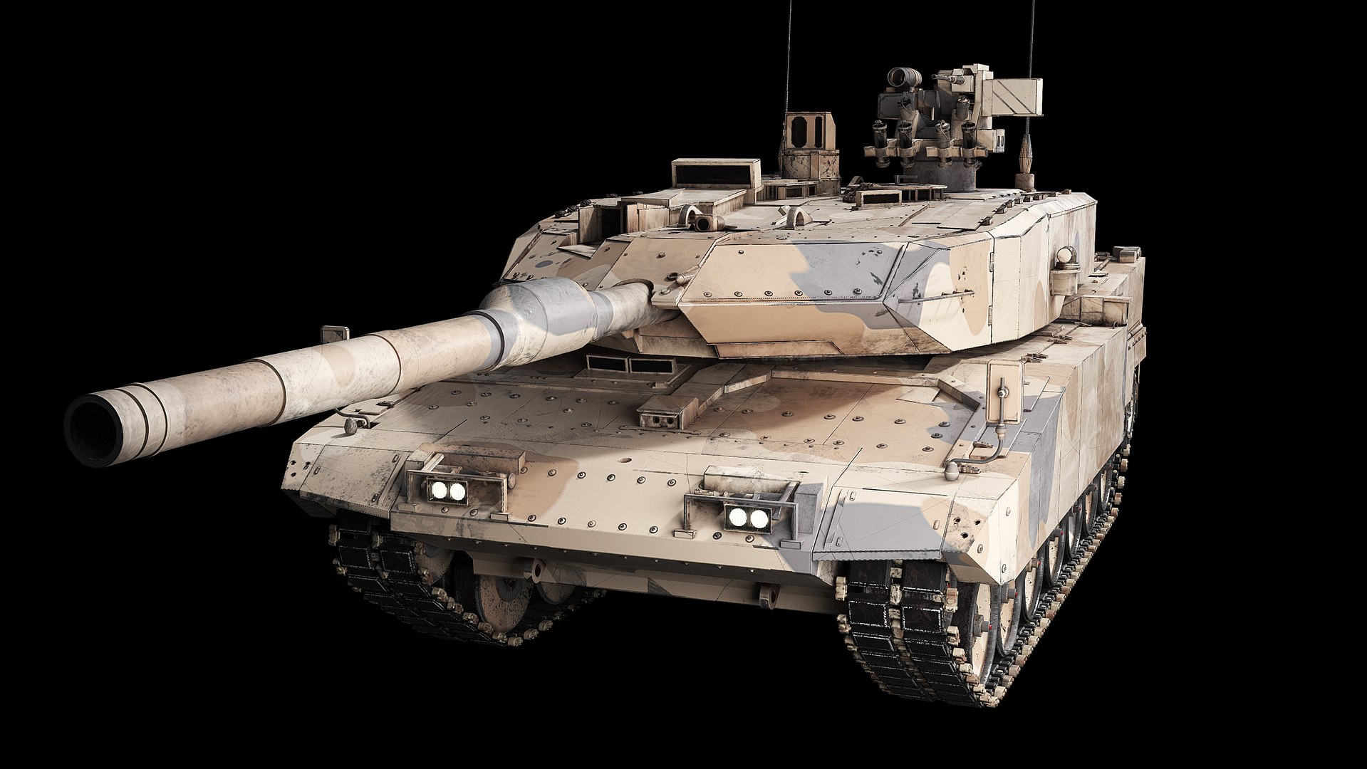 Leopard 2A7 3D Model - TurboSquid 1930273