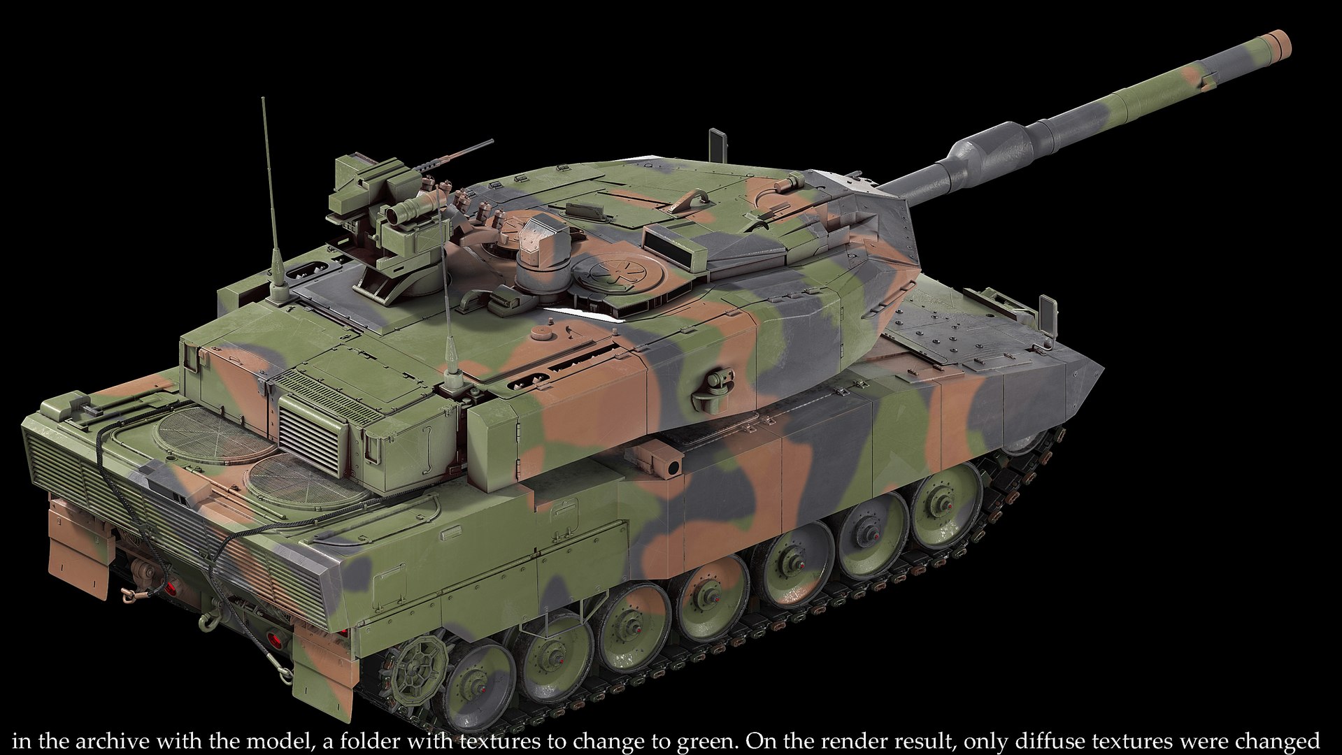 Leopard 2A7 3D model - TurboSquid 1930273