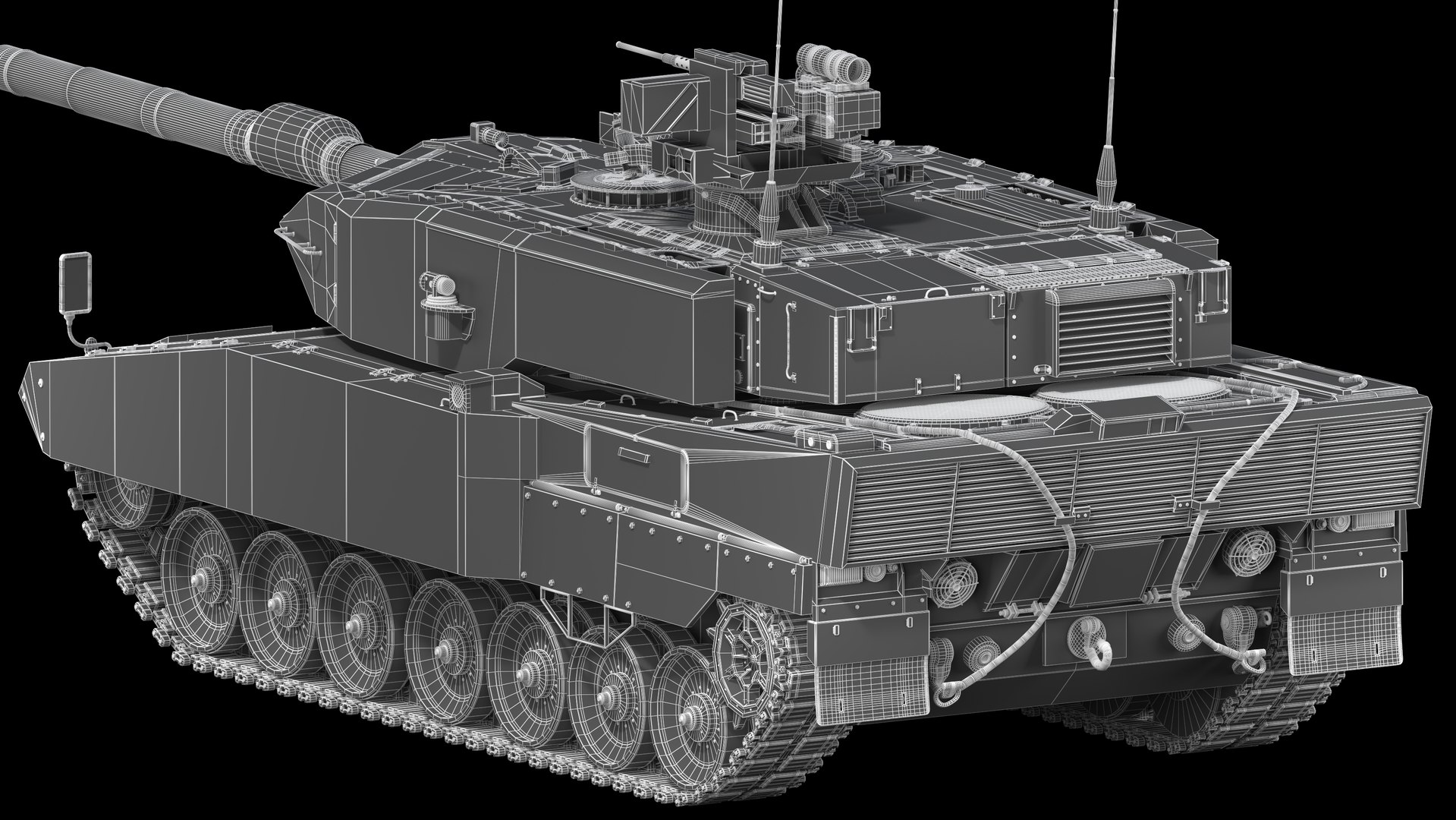 Leopard 2A7 3D model - TurboSquid 1930273